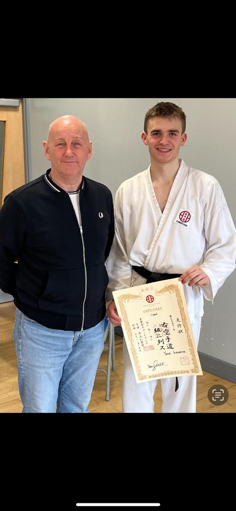 Congratulations James – Japan Karate Academy